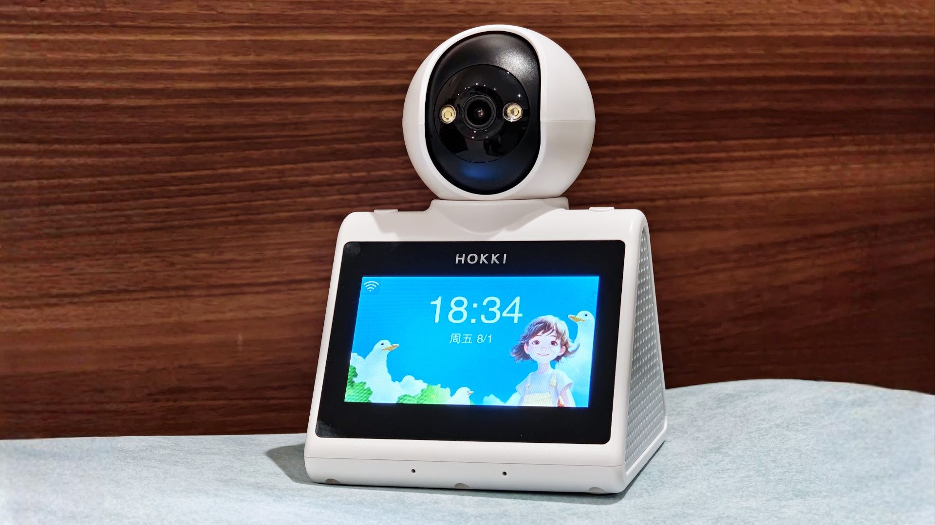 送到心坎的父親節禮物！HOKKI 視福氣雙向視訊智慧攝影機 4.3 吋大螢幕 + 一鍵通話，陪伴守護一次到位 | SanjiNoir 黑侍樂讀