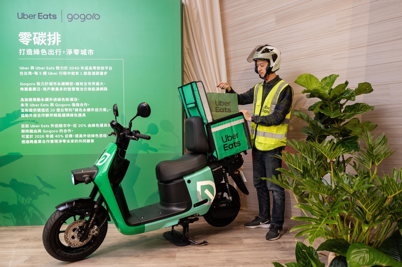 Uber Eats 攜手 Gogoro 打造台灣外送產業最大規模合作案 | SanjiNoir 黑侍樂讀